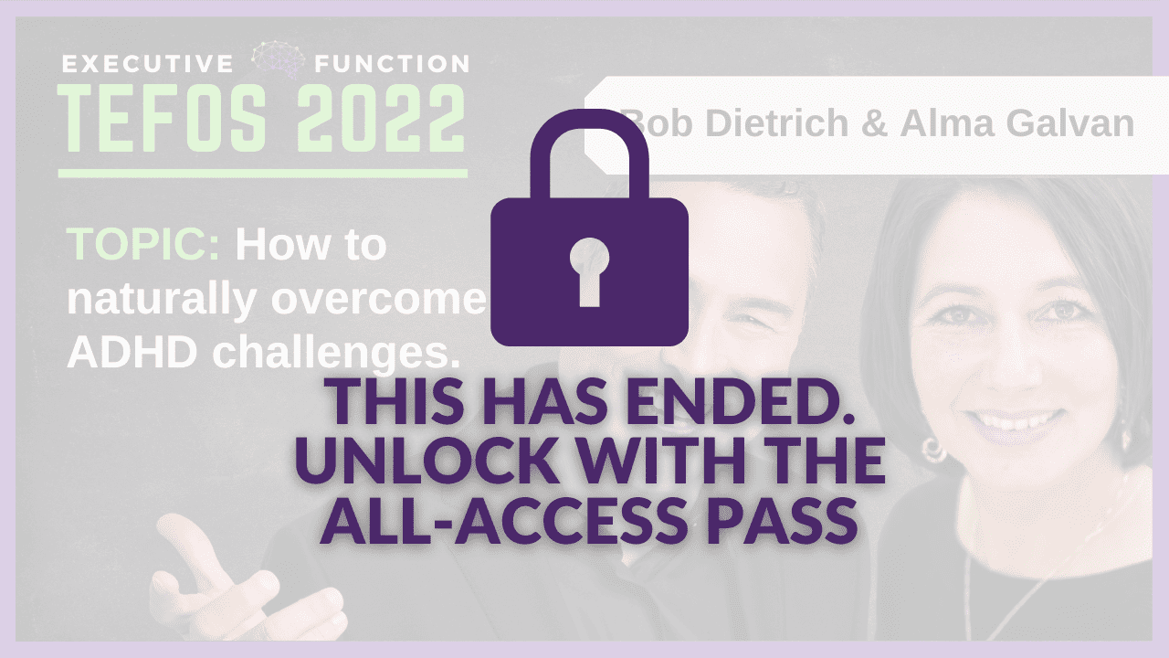 Bob - TEFOS – The Executive Function Online Summit